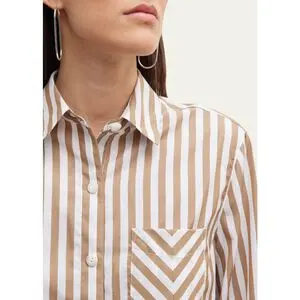Rag & Bone Maxine Striped Shirt - Brwstripe
