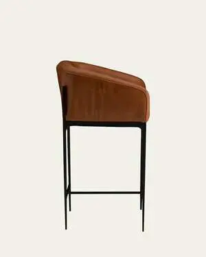 ARTERIORS Osbourne Leather 26.5" Counter Stool