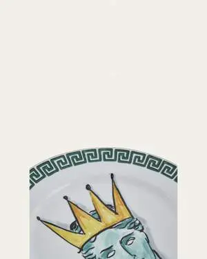 GINORI 1735 Ii Viaggio Di Nettuno Dinner Plate - White