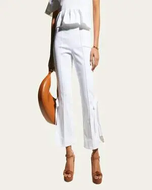 Cinq À Sept Lou Denim Flare Pants