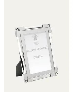 WILLIAM YEOWARD CRYSTAL New Classic Clear Frame, 4" X 6 - Noclr