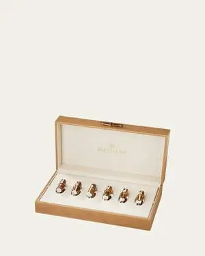 Buccellati Tahiti Box Of Place Card Holders, Set Of 6 - One-color
