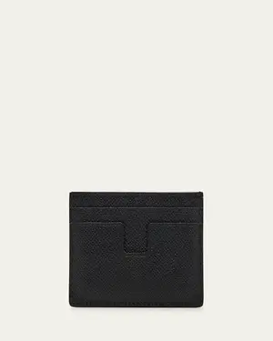 TOM FORD T-line Leather Card Holder