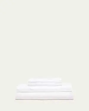 JOHN ROBSHAW Stitched Sheet Set - White
