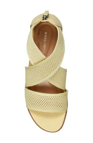 Easy Spirit Criss-cross Strappy Sandals - Beige