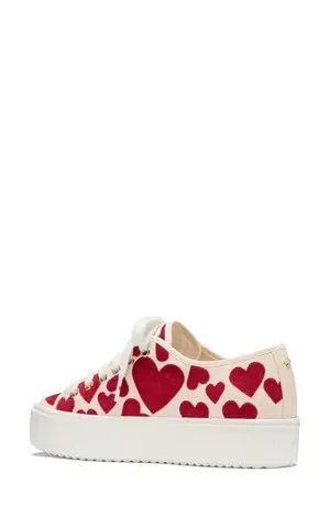 Kate Spade New York Serve Platform Sneakers - Red Multi