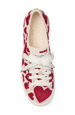 Kate Spade New York Serve Platform Sneakers - Red Multi