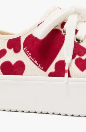 Kate Spade New York Serve Platform Sneakers - Red Multi
