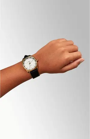 Nixon Mullet Silicone Strap Watch - Light Gold/white