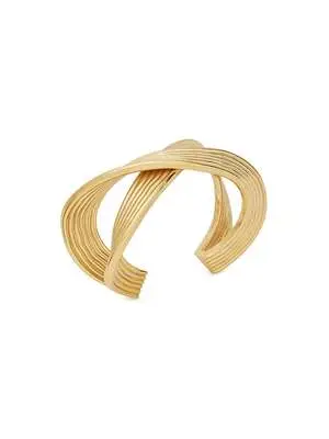 Saint Laurent Women's Link Cuff In Metal - Gold  - Gold
