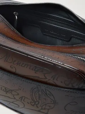 Berluti Formula 1003 Scritto Venezia Leather Wash Bag