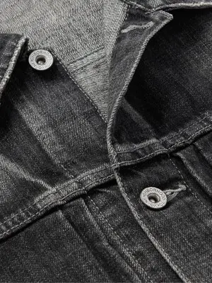 Neighborhood Bi Type-2 Printed Denim Jacket - Black | Editorialist