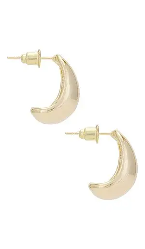 BRACHA Hendrix Baby Dome Hoop Earrings