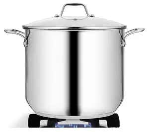 NUTRICHEF 12-qt Heavy Duty Induction Pot With L D - One-color