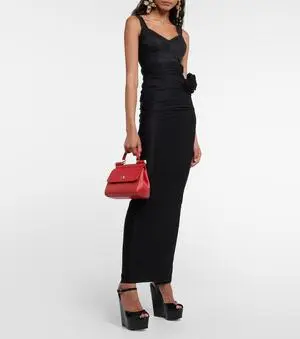 Dolce & Gabbana Patent Leather Wedge Sandals