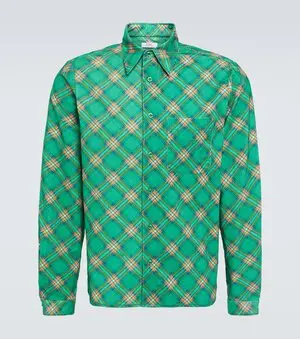 ERL Checked Cotton Corduroy Shirt