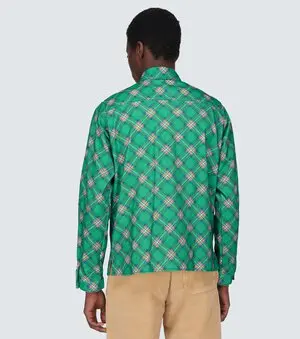 ERL Checked Cotton Corduroy Shirt