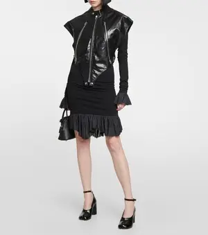 MAISON MARGIELA Leather Biker Jacket