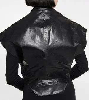 MAISON MARGIELA Leather Biker Jacket