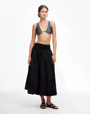 Madewell Jade Swim Paloma Bikini Top - Slate Sheen