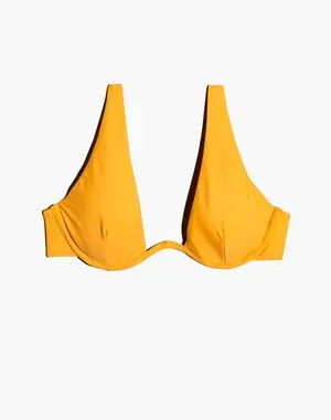Madewell Jade Swim Paloma Bikini Top - Sunrise