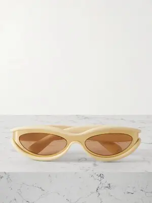 Bottega Veneta Oval-frame Sunglasses
