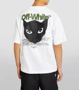 Off-White Cat Over Skate T-Shirt In Multi - 49% Off | Editorialist