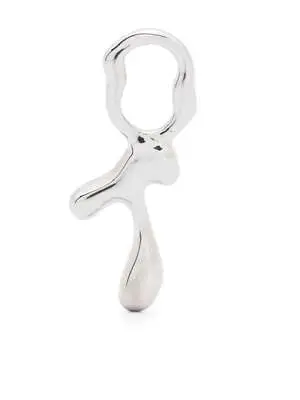MARIA BLACK Fluent Letter T Charm - Silver