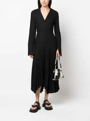 IOANA CIOLACU Pleated Maxi Dress