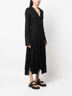 IOANA CIOLACU Pleated Maxi Dress