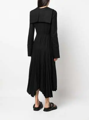 IOANA CIOLACU Pleated Maxi Dress