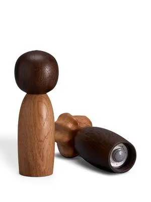 L'Objet Picanto Wood Salt And Pepper Mill - Brown