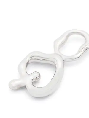 MARIA BLACK Fluent Letter Q Charm - Silver
