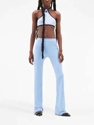 COURREGES Tech Jersey Flared Trousers