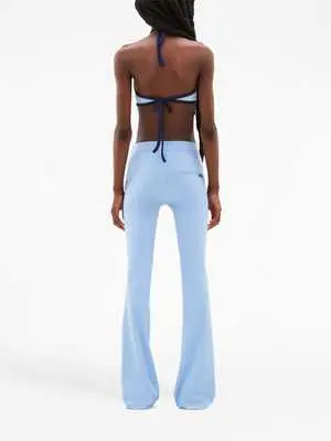 COURREGES Tech Jersey Flared Trousers