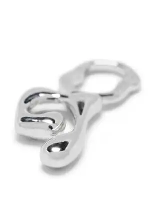MARIA BLACK Fluent Letter P Charm - Silver