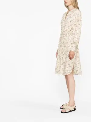 TWINSET Logo-print Cotton Shirtdress