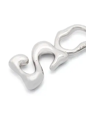 MARIA BLACK Fluent Letter Z Charm - Silver