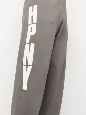Heron Preston Logo-print Cotton Track Pants - Grey