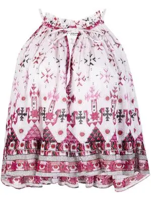 MARANT ETOILE Fabino Graphic-print Top