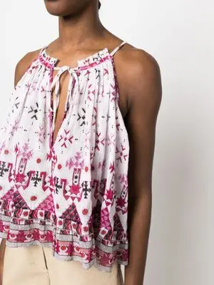 MARANT ETOILE Fabino Graphic-print Top