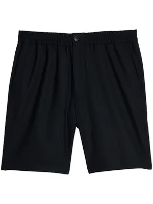 Ami Virgin Wool Chino Shorts - Black