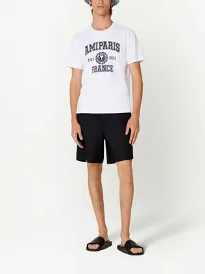AMI Paris Virgin Wool Chino Shorts