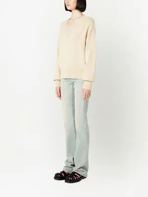 AMI Paris De Coeur V-neck Jumper