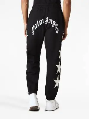 Palm Angels Star-patch Cotton Track Pants