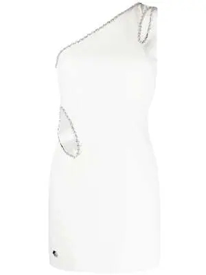 Philipp Plein Cady Mini Dress - White