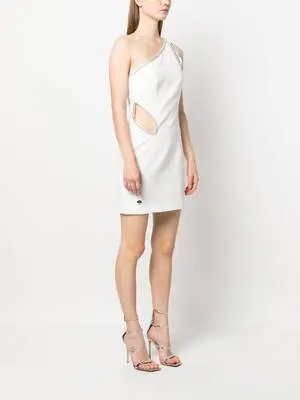 Philipp Plein Cady Mini Dress - White