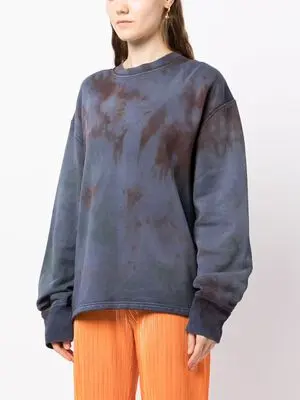 STAIN SHADE Tie-dye Print Sweatshirt