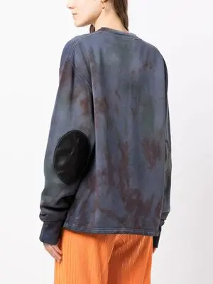 STAIN SHADE Tie-dye Print Sweatshirt