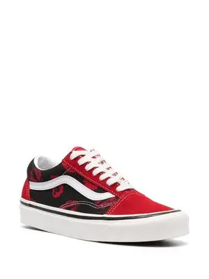 VANS Old Skool Tape Lace-up Sneakers - Red